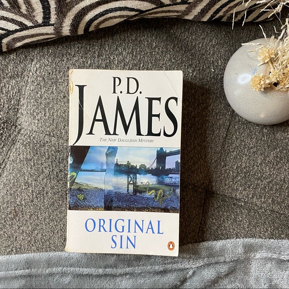 Indigo | Accents | Original Sin Paperback Novel By Pd James | Poshmark